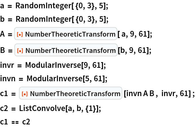 Numbertheoretictransform Wolfram Function Repository