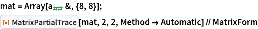 MatrixPartialTrace | Wolfram Function Repository