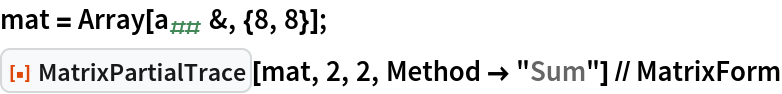 MatrixPartialTrace | Wolfram Function Repository