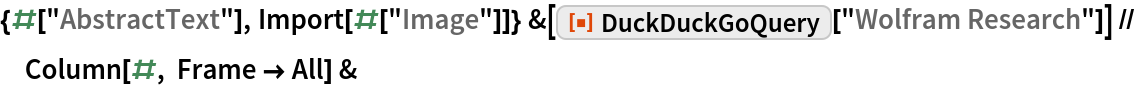 DuckDuckGoQuery | Wolfram Function Repository