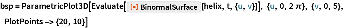 BinormalSurface | Wolfram Function Repository