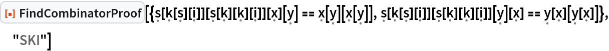 FindCombinatorProof | Wolfram Function Repository