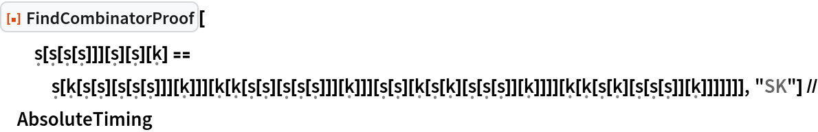 FindCombinatorProof | Wolfram Function Repository