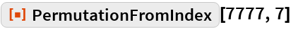 PermutationFromIndex | Wolfram Function Repository
