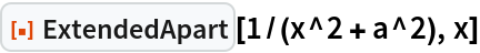 ExtendedApart | Wolfram Function Repository