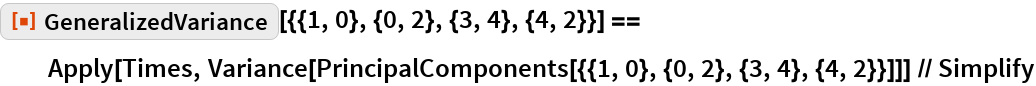 GeneralizedVariance | Wolfram Function Repository