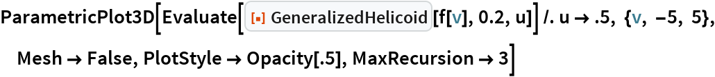 GeneralizedHelicoid | Wolfram Function Repository