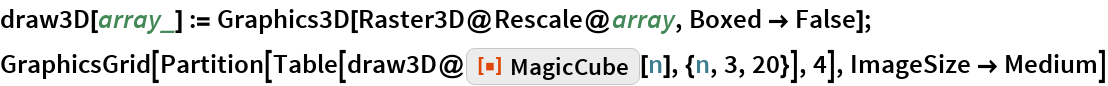 MagicCube | Wolfram Function Repository