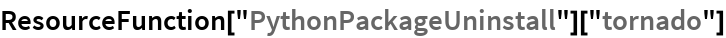 PythonPackageInformation | Wolfram Function Repository