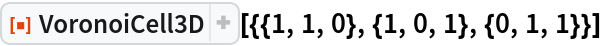 VoronoiCell3D | Wolfram Function Repository