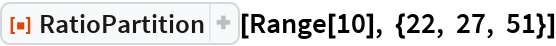 RatioPartition | Wolfram Function Repository