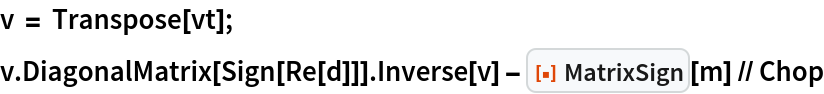 MatrixSign | Wolfram Function Repository