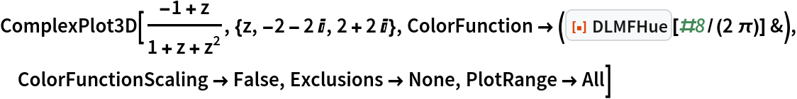 DLMFHue | Wolfram Function Repository