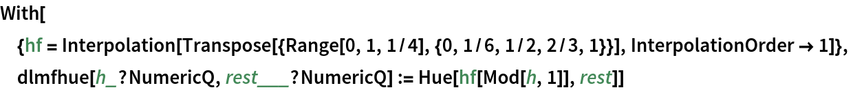 DLMFHue | Wolfram Function Repository