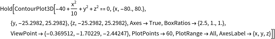 QuadricPlot3D | Wolfram Function Repository