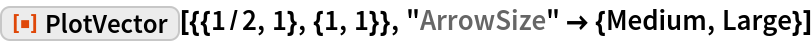 PlotVector | Wolfram Function Repository