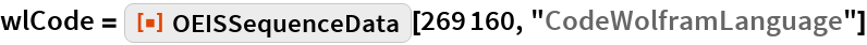 OEISSequenceData | Wolfram Function Repository