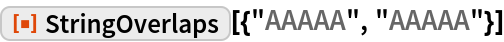 StringOverlaps | Wolfram Function Repository