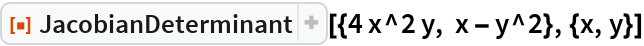 JacobianDeterminant | Wolfram Function Repository