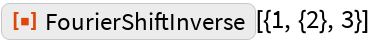 FourierShiftInverse | Wolfram Function Repository