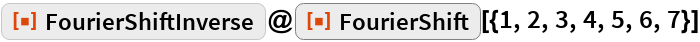 FourierShiftInverse | Wolfram Function Repository