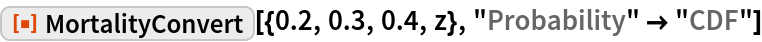 MortalityConvert | Wolfram Function Repository