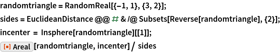 Areal | Wolfram Function Repository