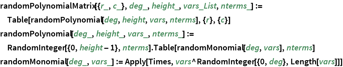 LinearAlgebraMod | Wolfram Function Repository
