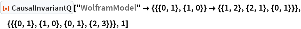 CausalInvariantQ | Wolfram Function Repository