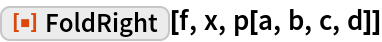 FoldRight | Wolfram Function Repository