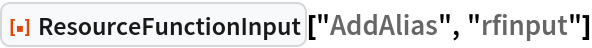 ResourceFunctionInput | Wolfram Function Repository