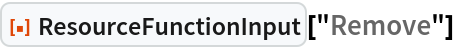 ResourceFunctionInput | Wolfram Function Repository