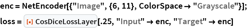 CosDiceLossLayer | Wolfram Function Repository