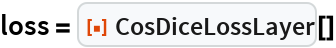 CosDiceLossLayer | Wolfram Function Repository