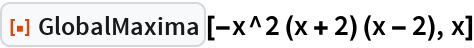 GlobalMaxima | Wolfram Function Repository