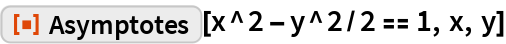 Asymptotes | Wolfram Function Repository