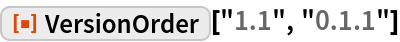 VersionOrder | Wolfram Function Repository