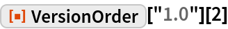 VersionOrder | Wolfram Function Repository