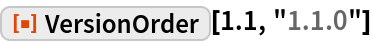 VersionOrder | Wolfram Function Repository