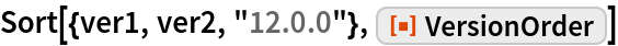 VersionOrder | Wolfram Function Repository