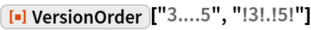 VersionOrder | Wolfram Function Repository
