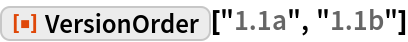 VersionOrder | Wolfram Function Repository