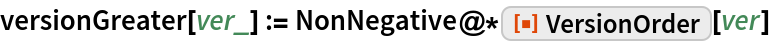 VersionOrder | Wolfram Function Repository