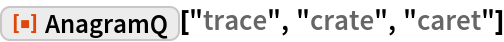 AnagramQ | Wolfram Function Repository