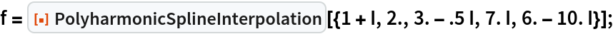 PolyharmonicSplineInterpolation | Wolfram Function Repository