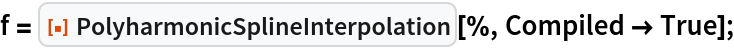 PolyharmonicSplineInterpolation | Wolfram Function Repository