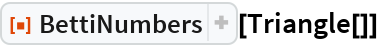 BettiNumbers | Wolfram Function Repository