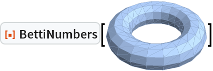 BettiNumbers | Wolfram Function Repository
