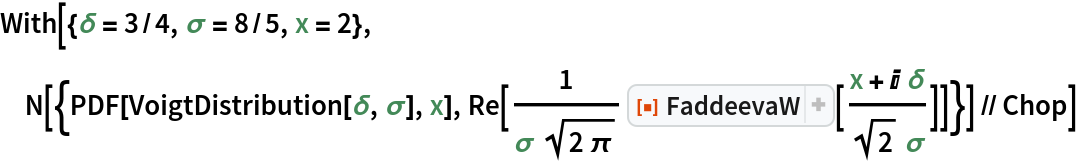 FaddeevaW | Wolfram Function Repository