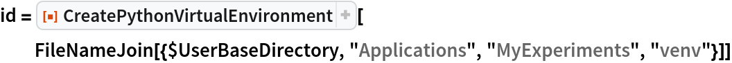 CreatePythonVirtualEnvironment | Wolfram Function Repository